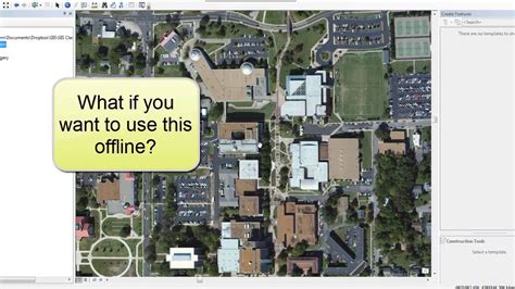 Gis Tutorial Aerial Photo As Basemap Youtube
