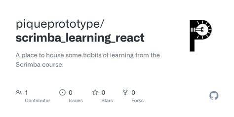GitHub Piqueprototype Scrimba Learning React A Place To House Some Tidbits Of Learning From