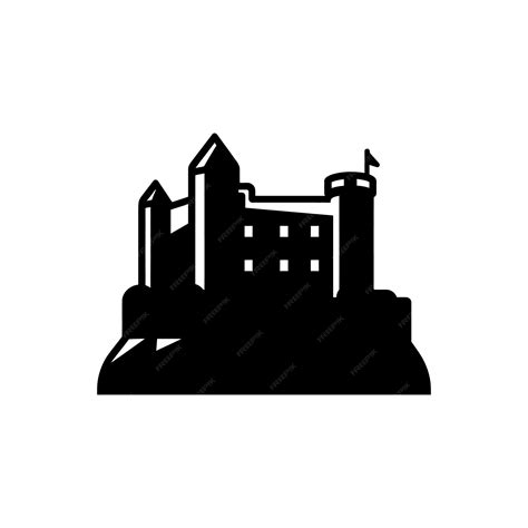 Premium Vector Edinburgh Castle Icon Simple Vector Illustration