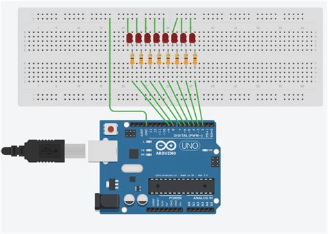 Dinshatech Arduino Toturial 5 Driving Mulitiple Leds