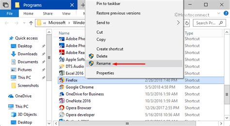 Rename Shortcut In Windows Mxtaia