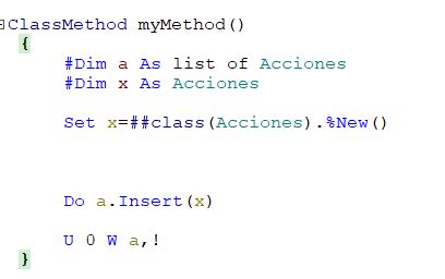 Initialise Object List InterSystems Developer Community ObjectScript