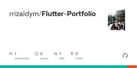 GitHub Rrizaldym Flutter Portfolio