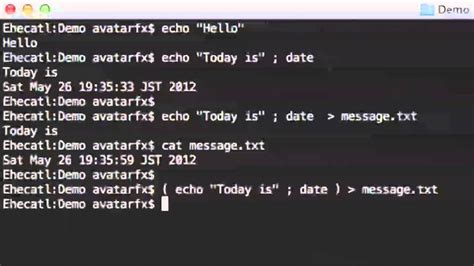 Bash Tutorial Standard Output And Error Youtube