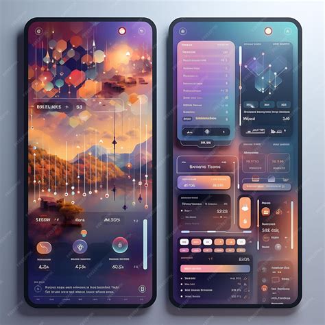 Premium Photo Mobile App Layout Design Of Coding Education Block Based Layout Futuristic Color