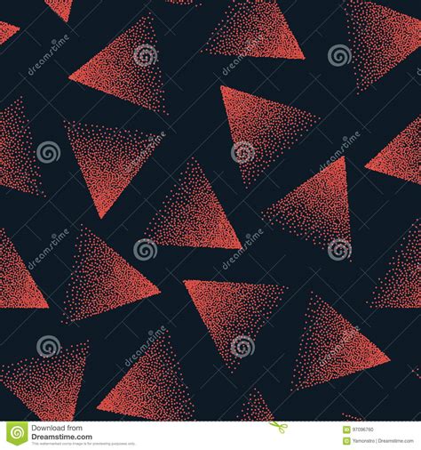 Vector Abstract Stippled Seamless Pattern Stock Vector Illustration Of Simple Handmade 97096760