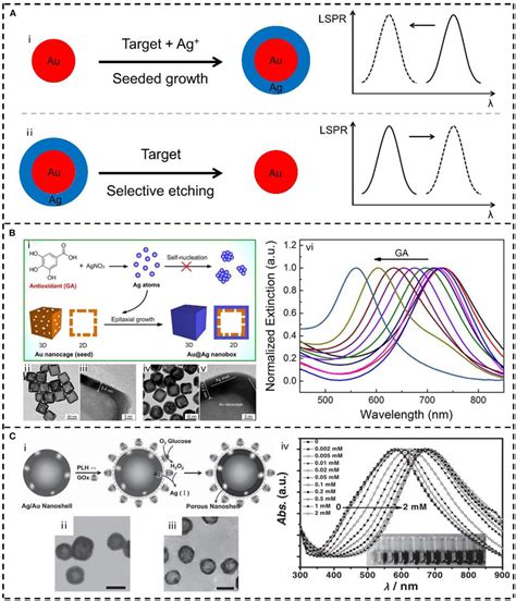 A Schematic Representation Of The Plasmonic Sensing Strategies Based Download Scientific