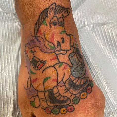 Zebra Gum Tatoeage