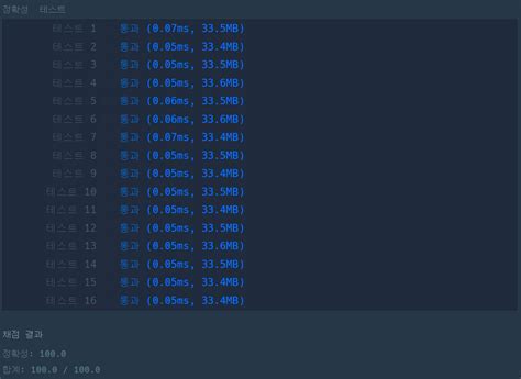 프로그래머스 Lv1 최대공약수와 최소공배수 Js 찬우박s Blog
