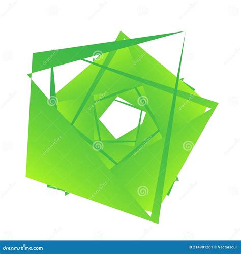 abstract edgy angular vector design element geometric abstract shape vector stock vector