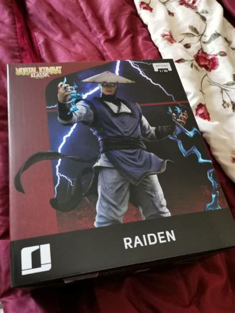 Mk Mortal Kombat The Electrifying Raiden Klassic Statue Has