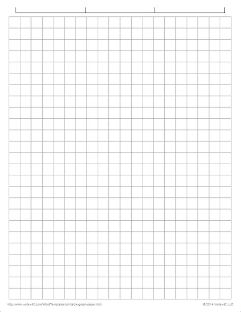 Printable Graph Paper Templates For Word