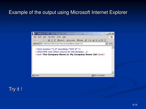 PPT ITApplications XML Module PowerPoint Presentation Free Download ID 3287035