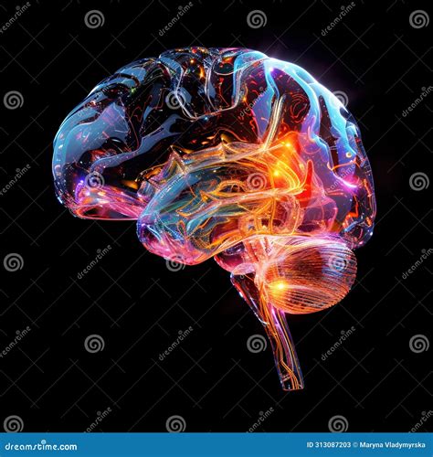 A Digital Visualization Of The Brain Exploring The Intricate Neural