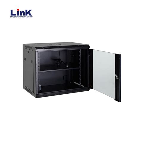 6u Wall Mount Server Cabinet Network Rack Enclosure Locking Glass Door