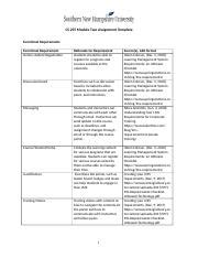 CS Module Two Assignment Docx CS Module Two Assignment Template Functional