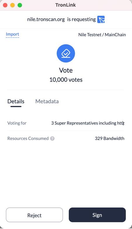 how to use tronlink extension to get resources and vote tronlink support