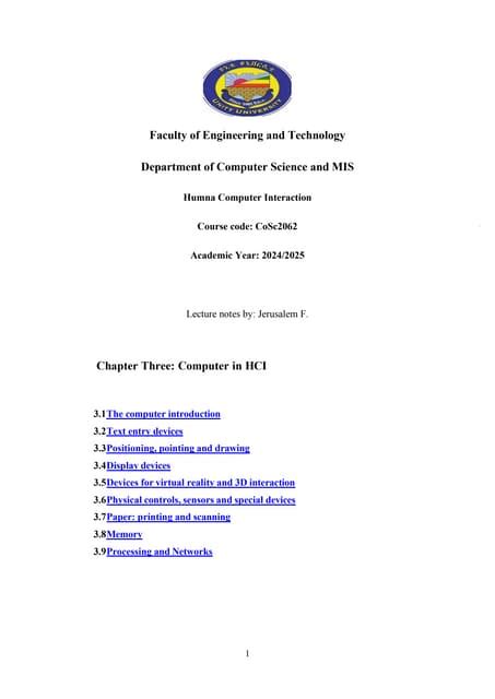 Human Computer Interaction Chapter Threepdf