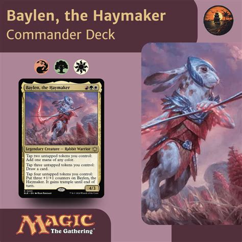 Token Engine And Big Swings Baylen The Haymaker Custom Commander De Collectors Cove