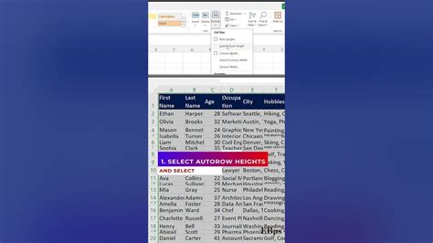 How To Autofit Rows And Columns In Microsoft Excel Youtube