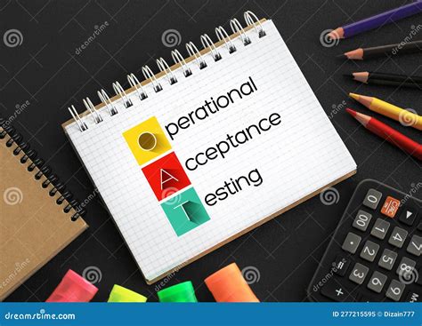 Oat Operational Acceptance Testing Used To Conduct Operational Readiness Of A Product Service