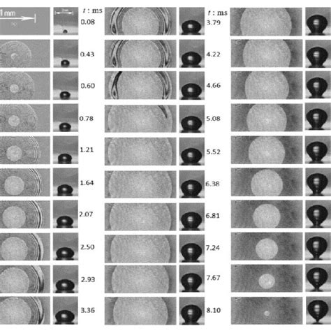 Interference Fringe Image Left And Synchronous Bubble Growth From Download Scientific