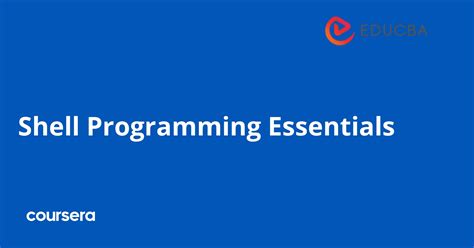 Shell Programming Essentials Coursera