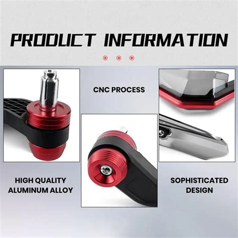 Cnc обработанная защита для рук Защита для рук мотоцикла с лобовым ...