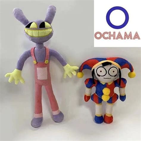 2 шт мягкие игрушки удивительный цифровой цирк помни и джекс купить с