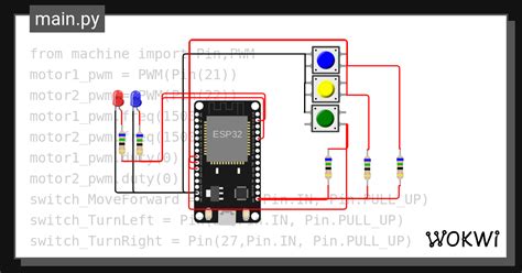 DC Motor H Bright Wokwi ESP32 STM32 Arduino Simulator