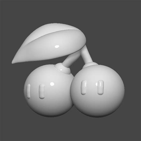 Double Cherry Mario 3d Model 3d Printable Cgtrader