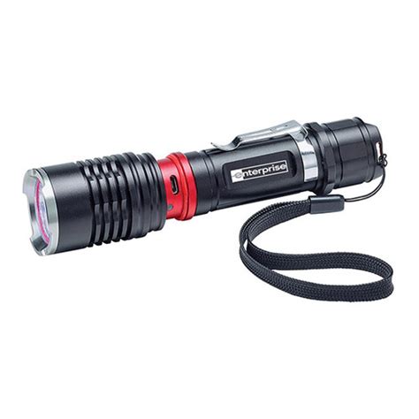 Rechargeable Tactical Flashlight Custom Printed As Low As 2667