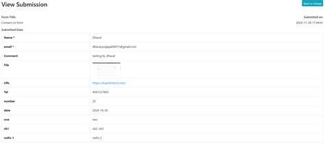 Database Records For Contact Form 7 Wordpress Plugin