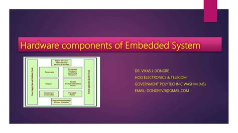 2 Block Diagram And Components Of Embedded System Pptx
