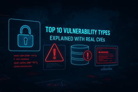 Top 10 Common Vulnerability Types Explained With Real Cves Cvetodo