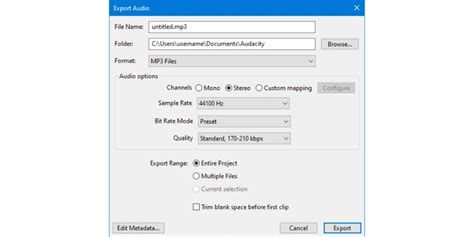 How To Export MP Files From Audacity Step By Step Guide NavThemes