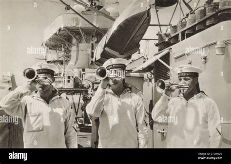 The Image Shows German Marines Of The Kriegsmarine Engaged In A Crucial