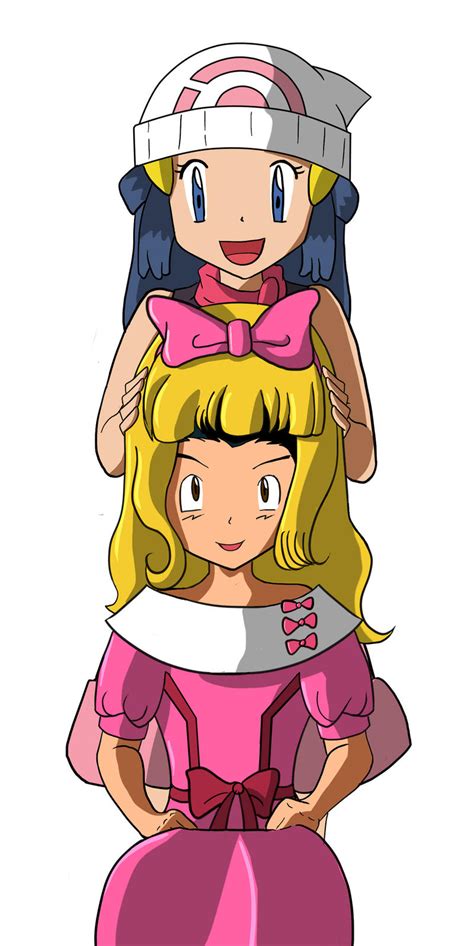 Ash And Dawn By Tcwoua On Deviantart