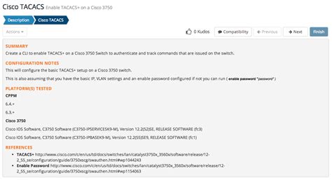 How To Tacacs Template With Cppm Security