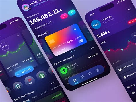 fintech web3 product bank dashboard ui behance