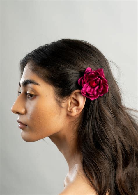 Floral Hair Pin Clip
