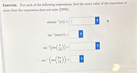 Solved Exercise For Each Of The Following Expressions Find Chegg