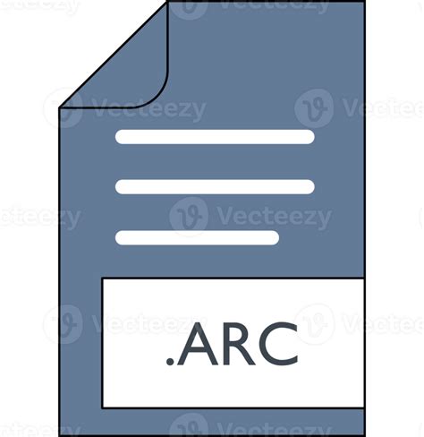 Arc File Format Icon Outline And Fill 66497134 Png