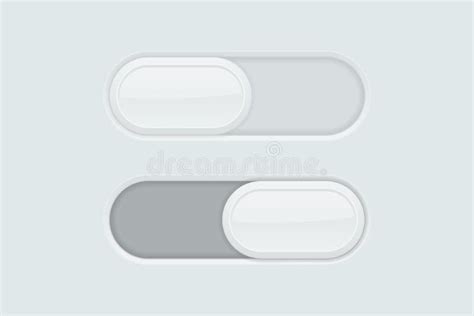 Web User Interface Input Form And Blank Button Stock Vector