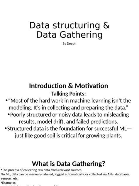 Data Structuring And Data Gathering 1 Pdf Databases Data