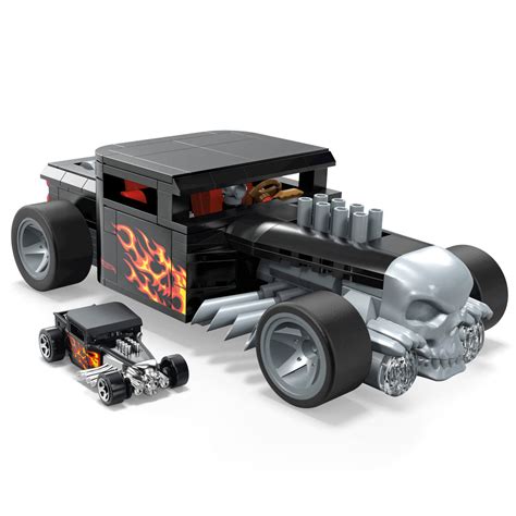 Mega Showcase Hot Wheels Bone Shaker Building Set Mattel Creations