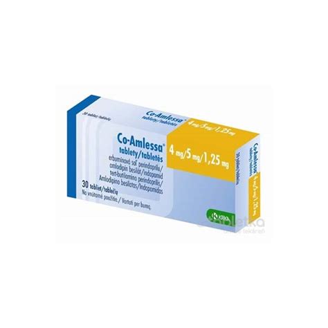 Co Amlessa 4 Mg 5 Mg 1 25 Mg Tablety Etabletka