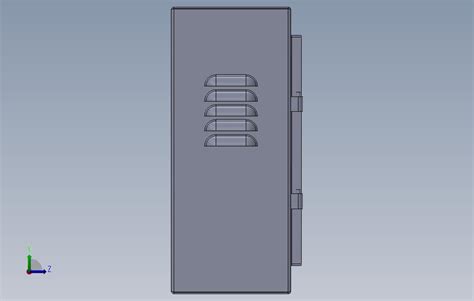 电箱 Solidworks 2014 模型图纸免费下载 懒石网