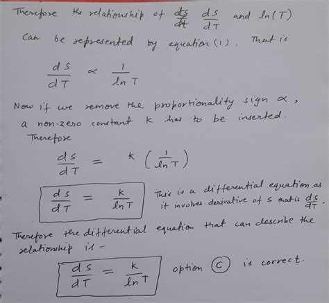 Solved A Scientist Is Studying The Relationship Of Two Quantities S And Course Hero