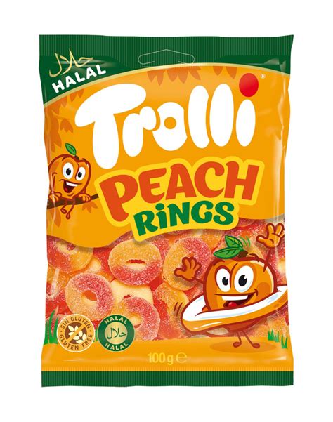 Trolli Peach Rings 100gms Kingdom Of Bahrain